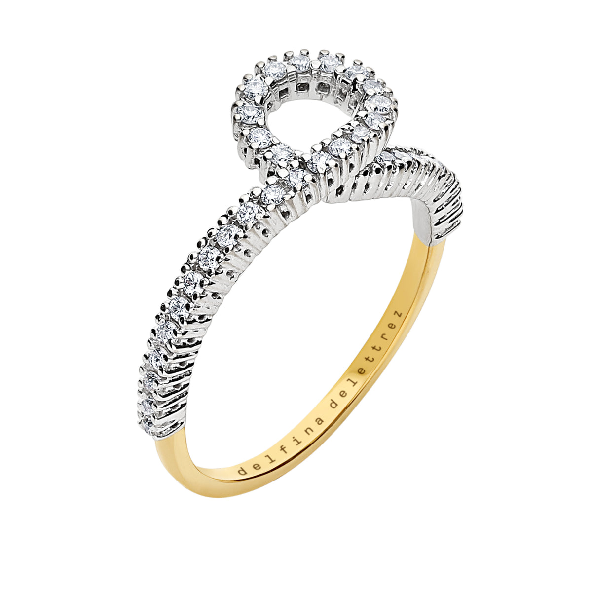 Single loop ring – DELFINA DELETTREZ