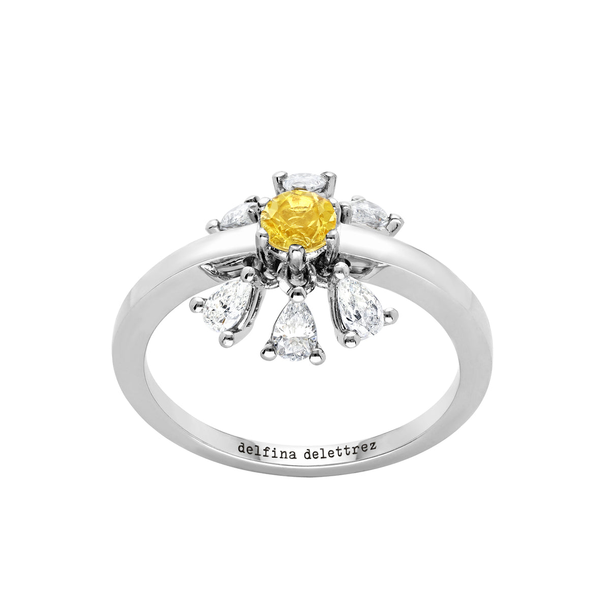 Dancing Diamonds Daisy ring – DELFINA DELETTREZ